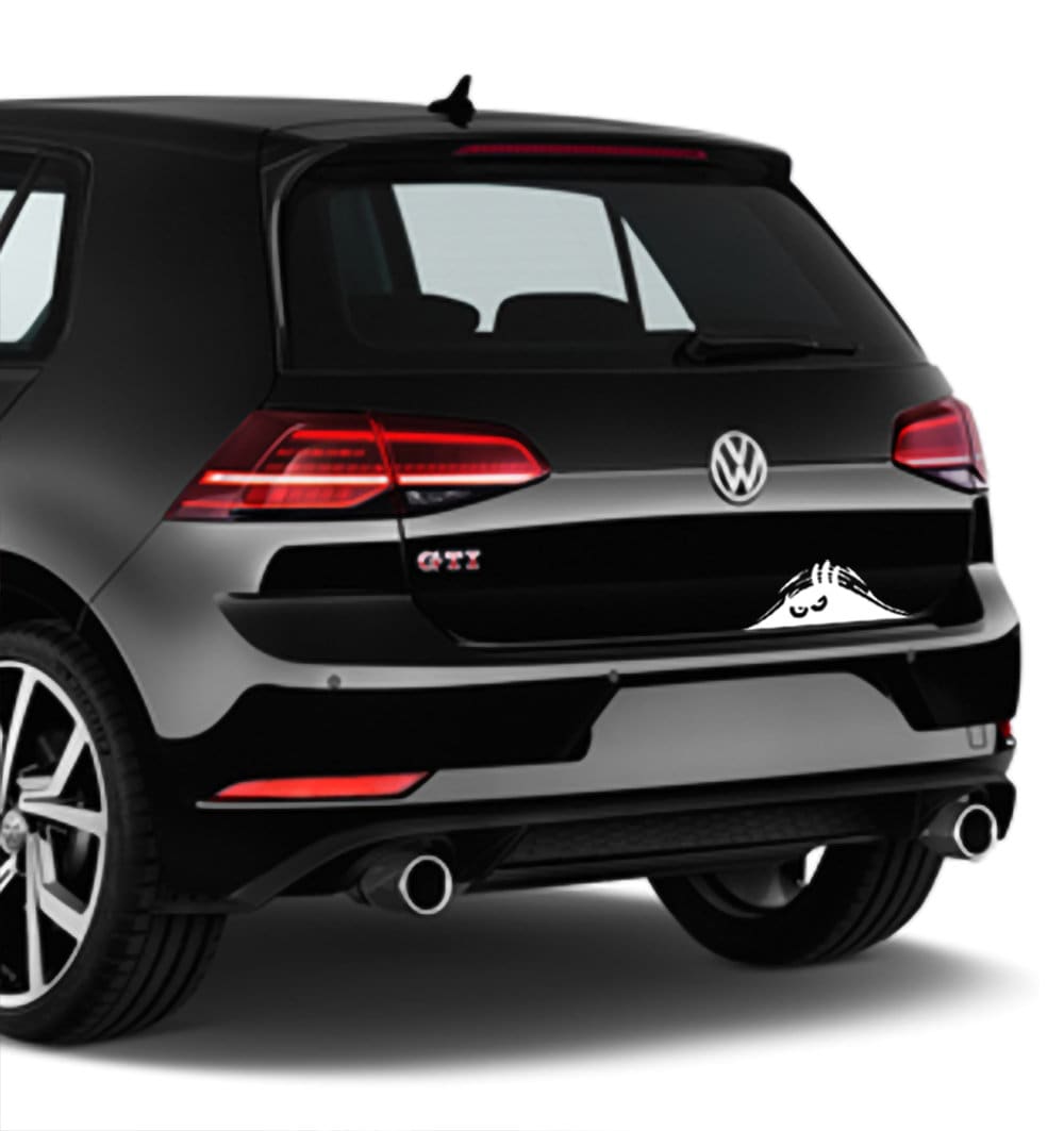 Scary Eyes Peeking Monster Car Bumper Decal Sticker for Laptop - Etsy