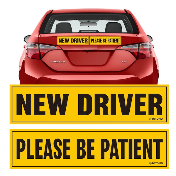 New Driver Sticker - Etsy
