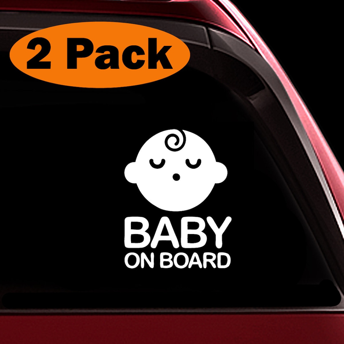 Baby on Board Car Window Decal Sticker Safety Caution Sign for | Etsy