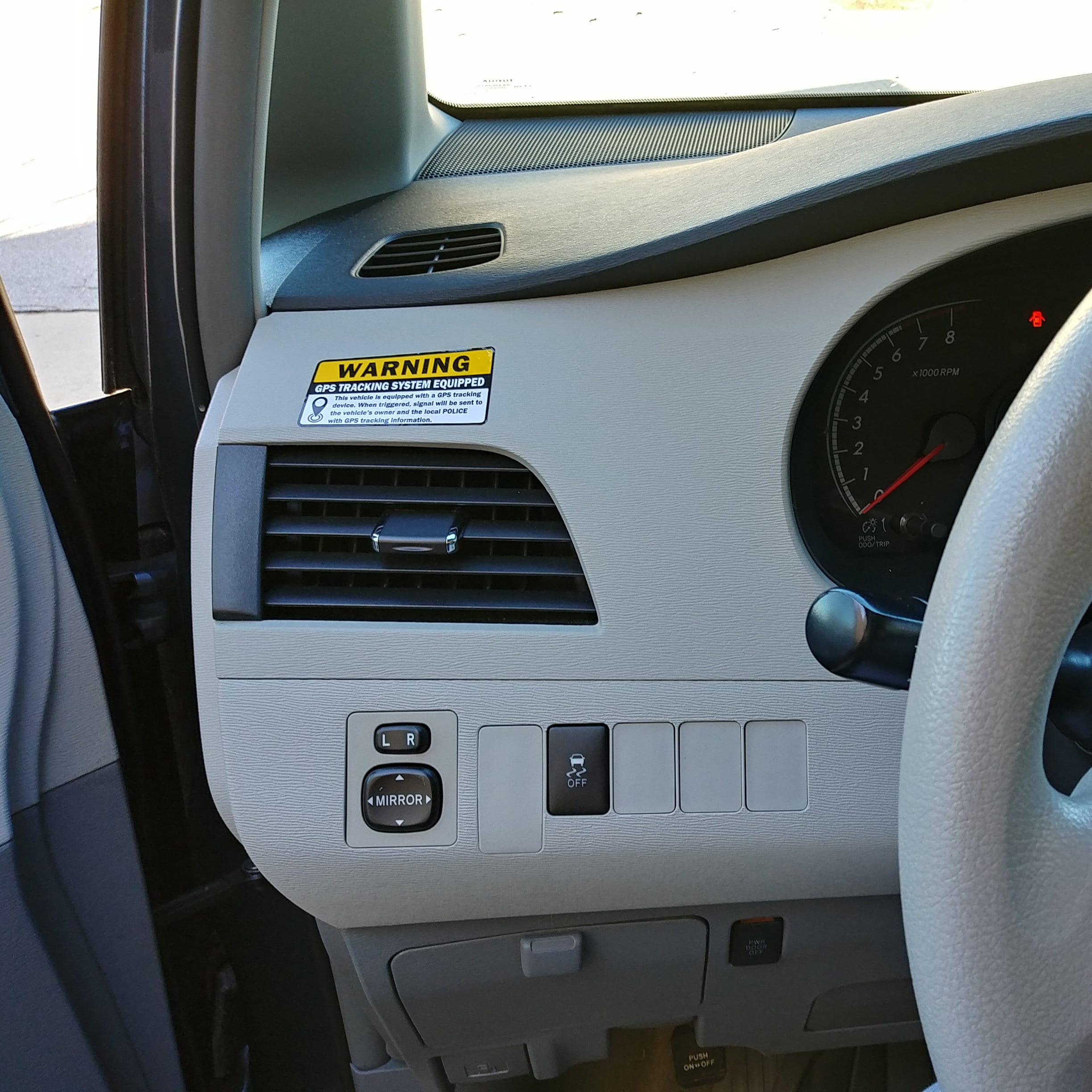 Anti-Theft Car Vehicle Stickers with GPS Tracking Warning | Etsy