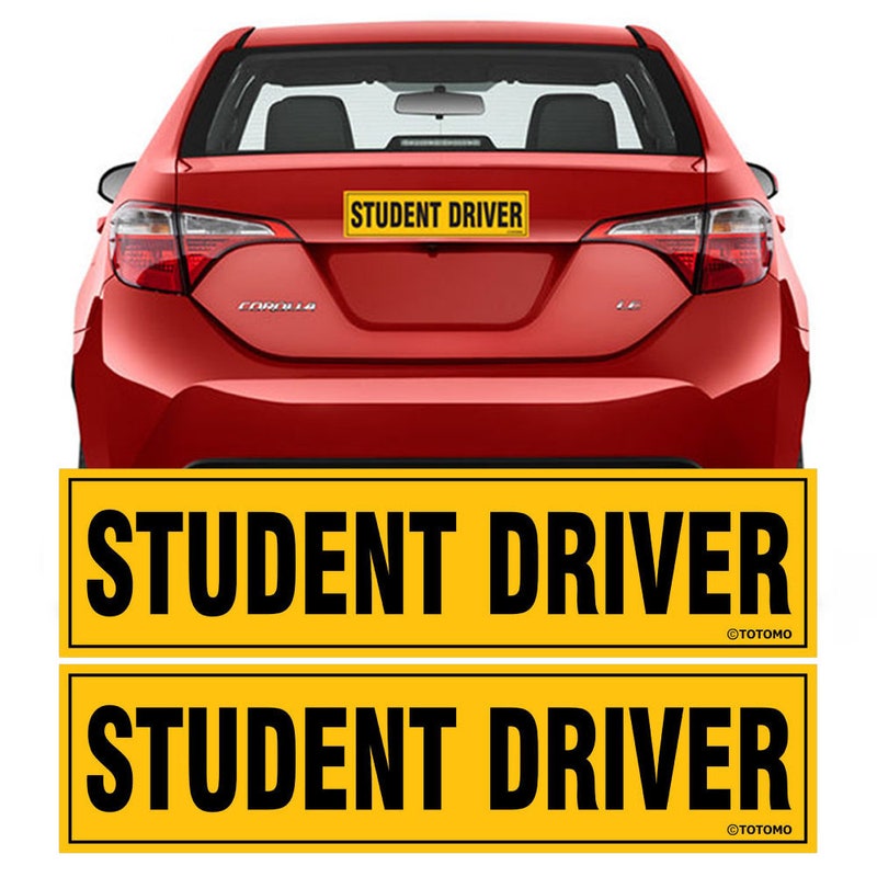Student Driver Sticker - Etsy