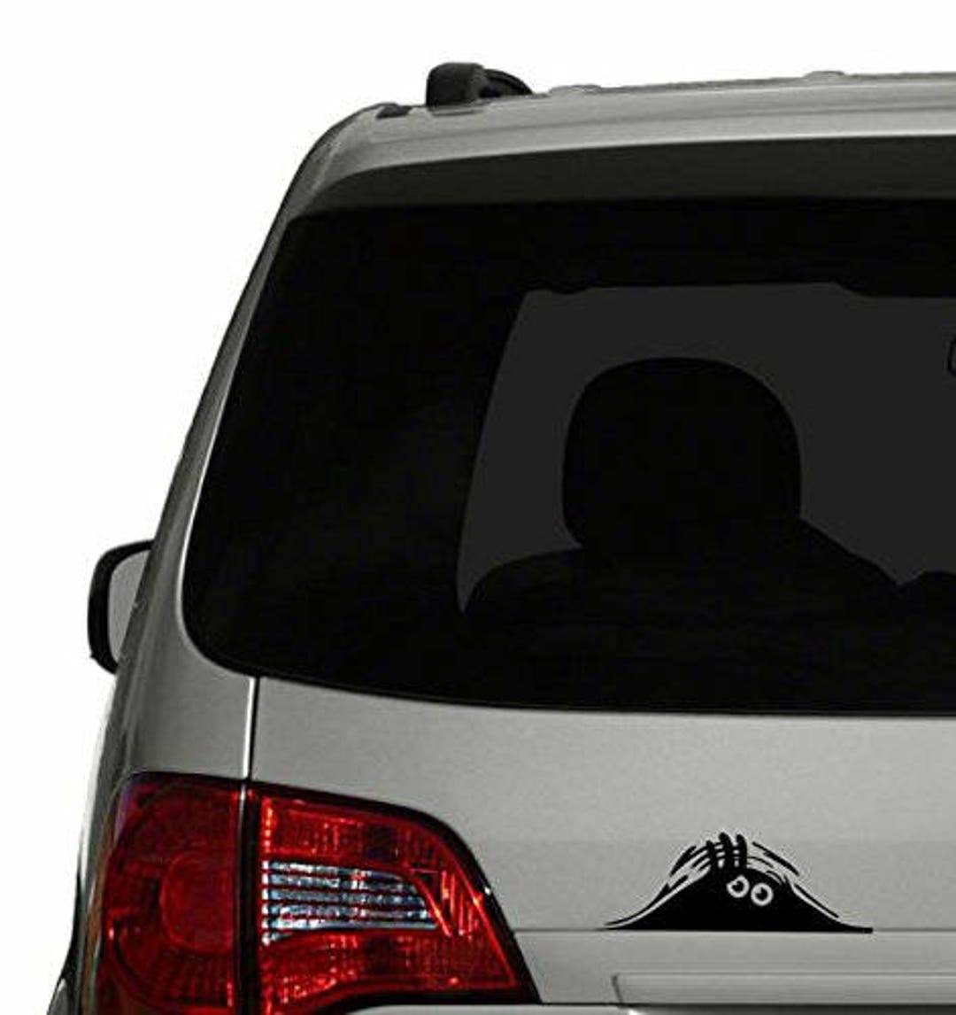 Cute Eyes Peeking Monster Car Bumper Decal Sticker for Laptop Window ...