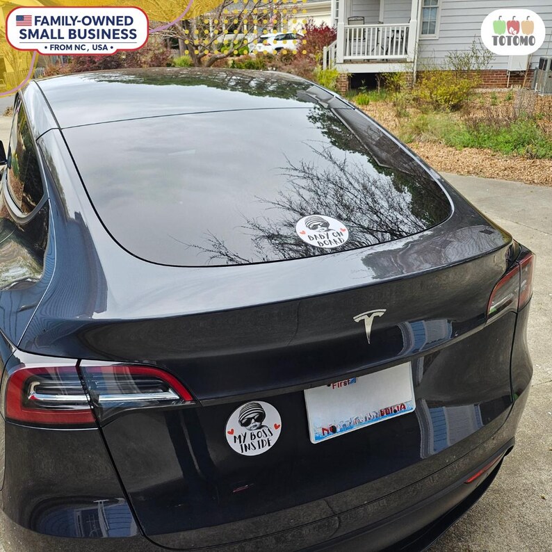 Funny Baby on Board Car Decal Set, Durable Vinyl Safety Stickers - Etsy