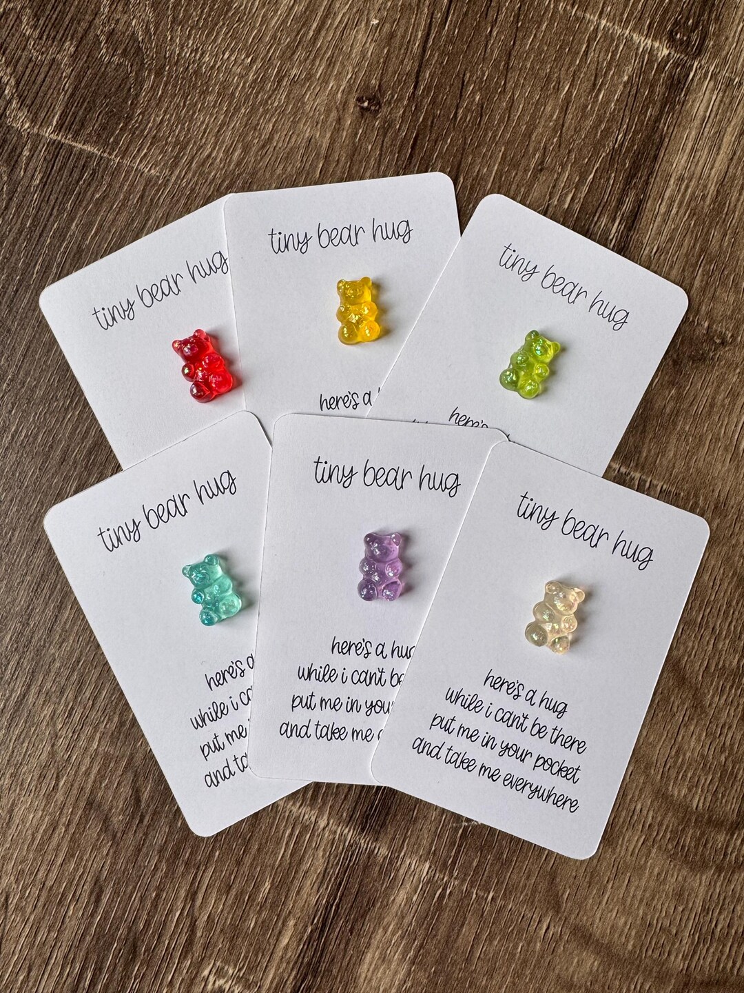 Bear Hug Card, Pocket Hug Token, Pocket Hug Card, Tiny Gifts, Hug Gift ...