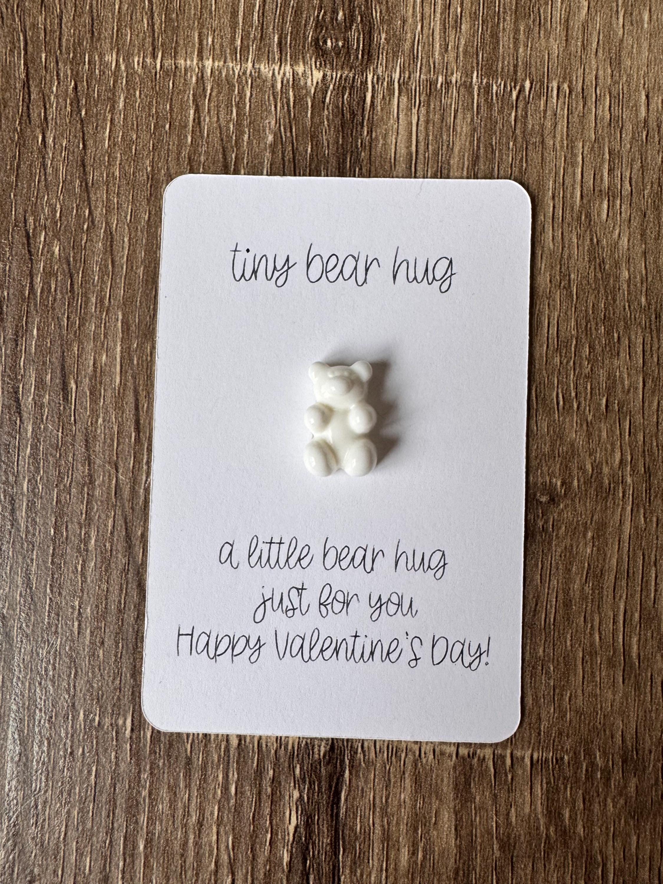 Bear Hug Card, Pocket Hug Token, Pocket Hug Card, Tiny Gifts, Hug Gift ...