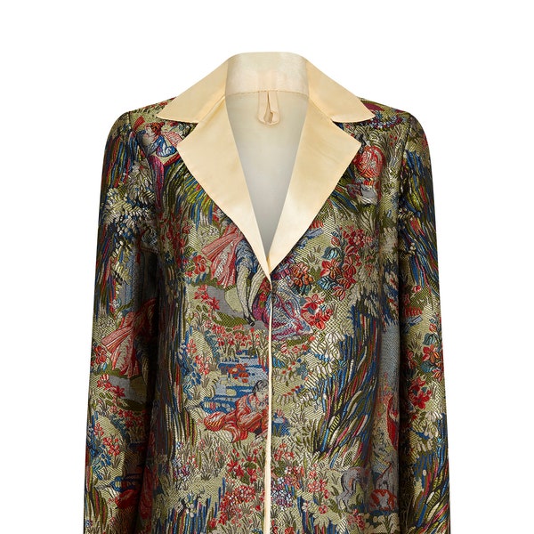 Brocade Coat - Etsy UK