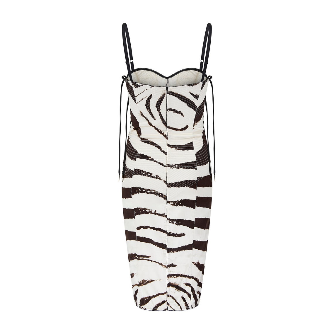 Y2K Dolce and Gabbana Quilted Silk Corset Zebra Print Dress - Etsy