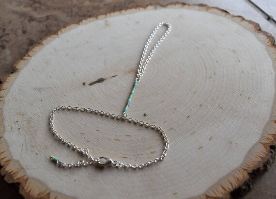 Minimalist Seed Bead Hand Bracelet | Etsy