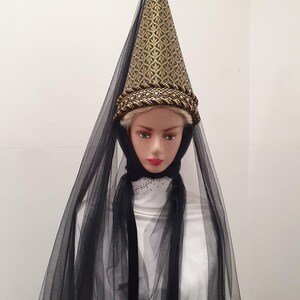 Damsel in Distress Black & Gold Fleur De Lis Ladies Fantasy Medieval ...