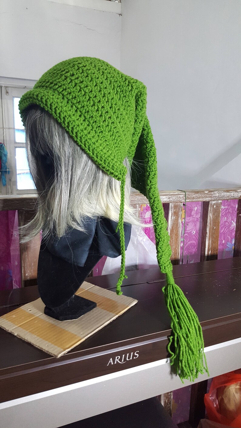 Druid/pixie/elfin/medieval Crocheted Beanie Adult - Etsy