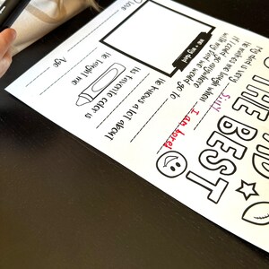 Printable Coloring Card My Dad is the Best Father's Day - Etsy