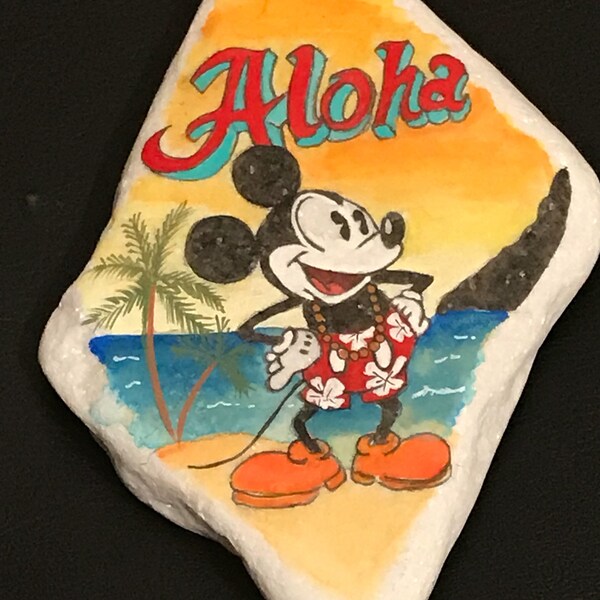 Mouse Rock Painted - Etsy