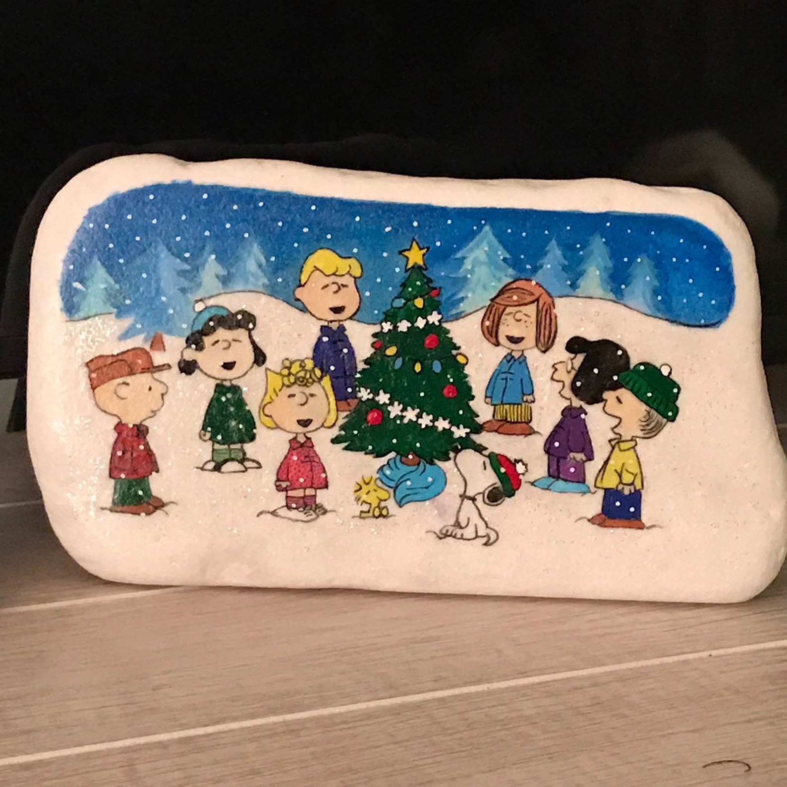 Charlie Brown Snoopy and Peanuts Gang Singing Around the - Etsy