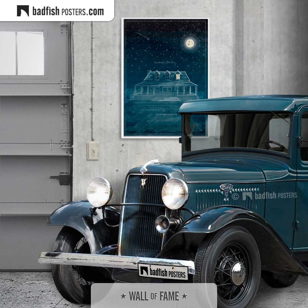 The Waltons Print, Alternative Movie Poster, Goodnight Everyone, John ...