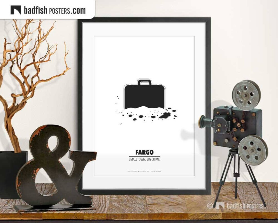 Fargo Print, Alternative Movie Poster, Black & White, Quality Prints ...