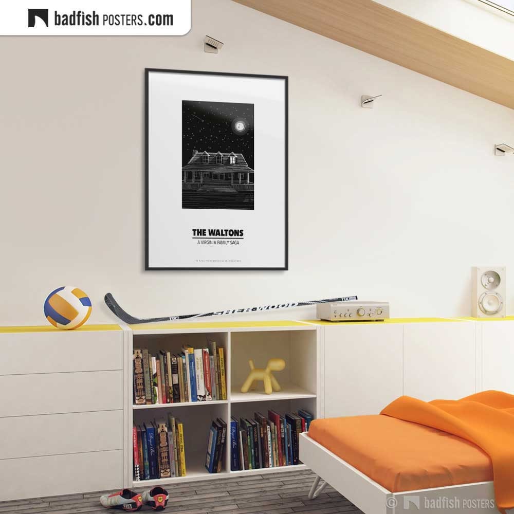The Waltons Print, Alternative Movie Poster, Goodnight Everyone, John ...