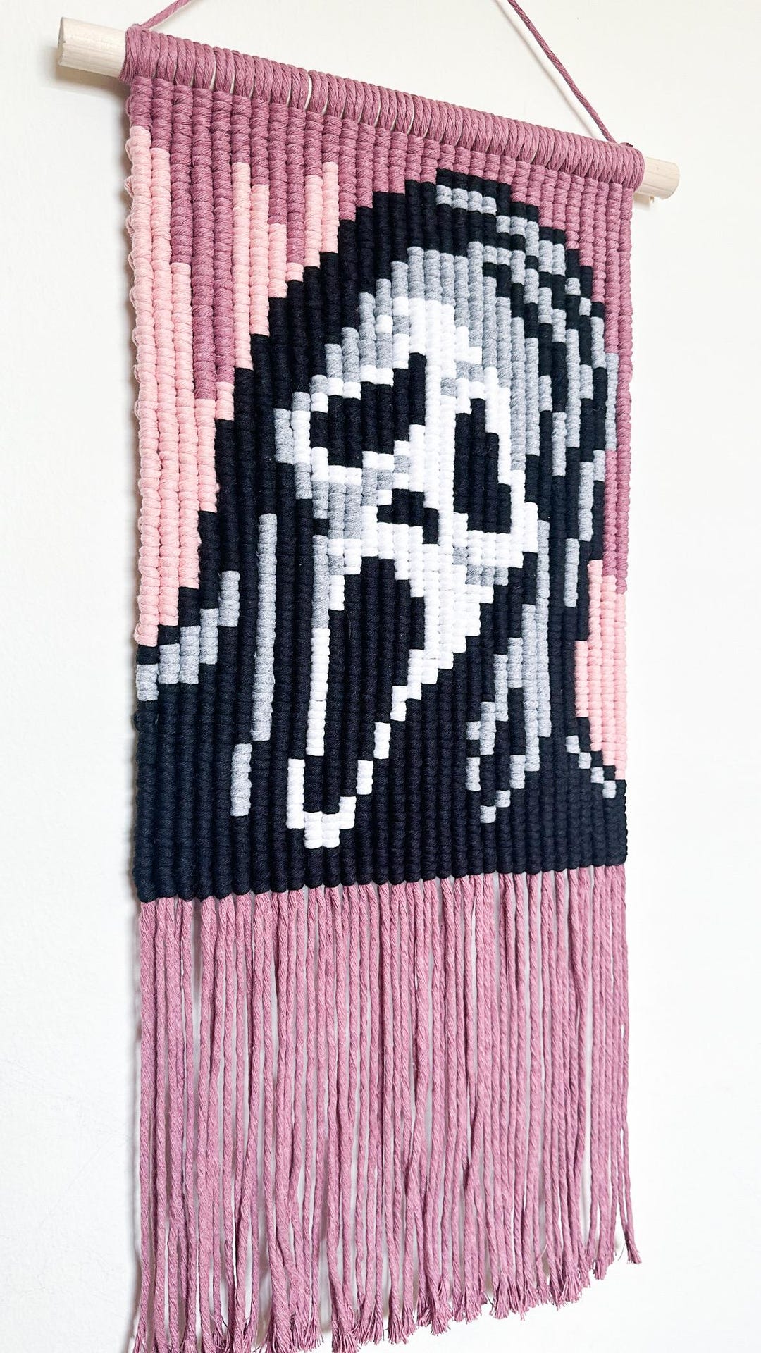 Ghostface Macrame Wall Hanging SCREAM Horror Movie Decor - Etsy