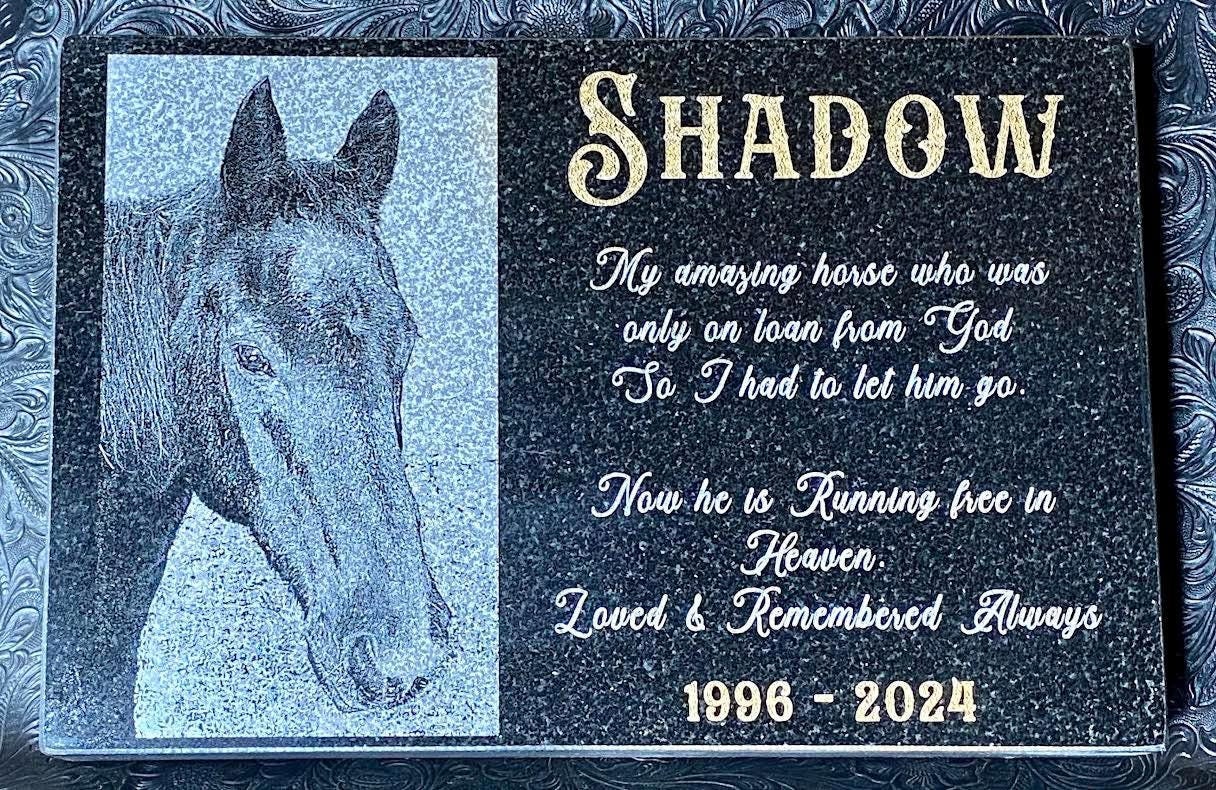 Custom Granite Memorial Marker - Etsy