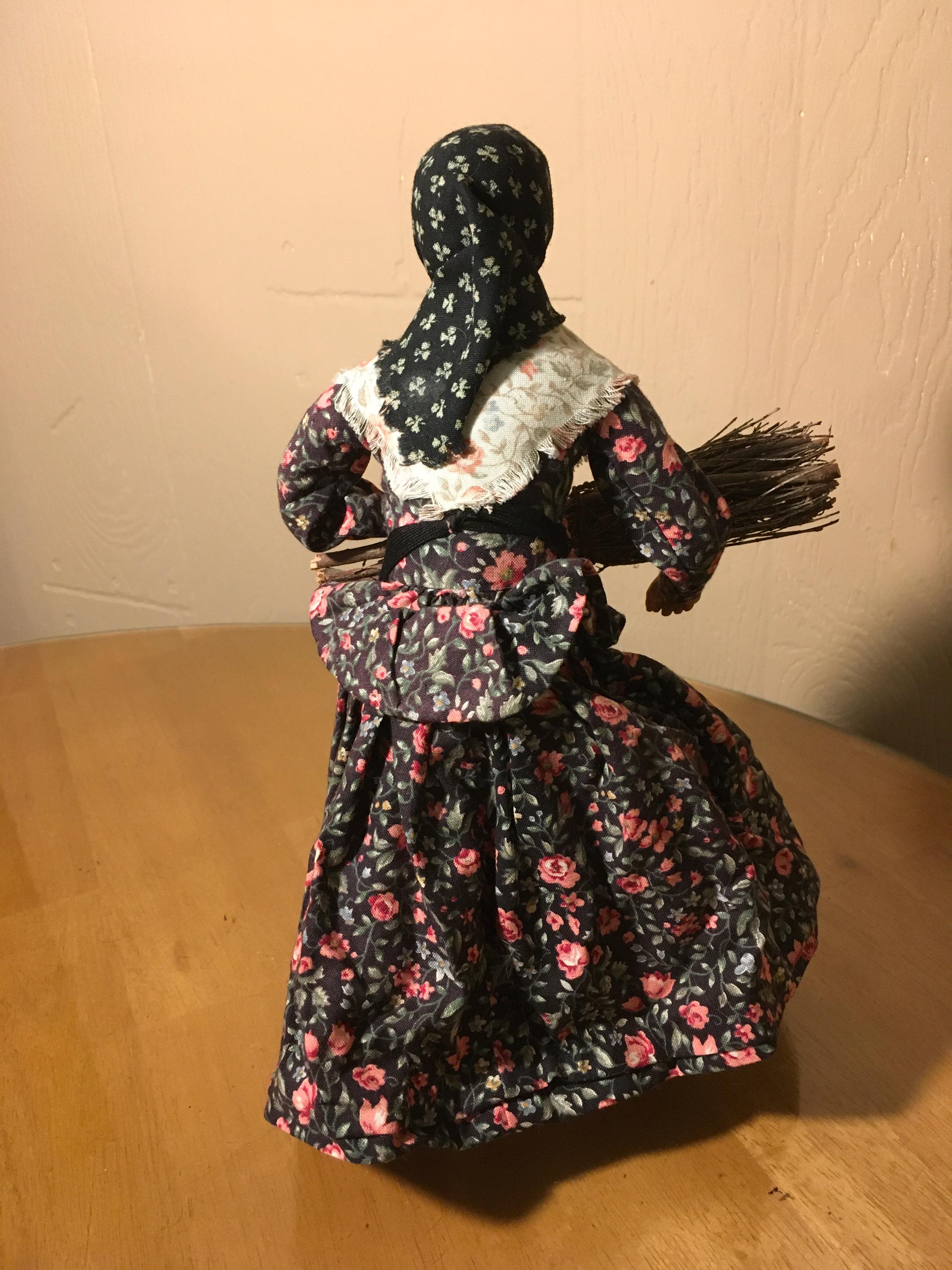 Vintage French Provencial Santon Clay Country Peasant Doll/ Statue Made ...
