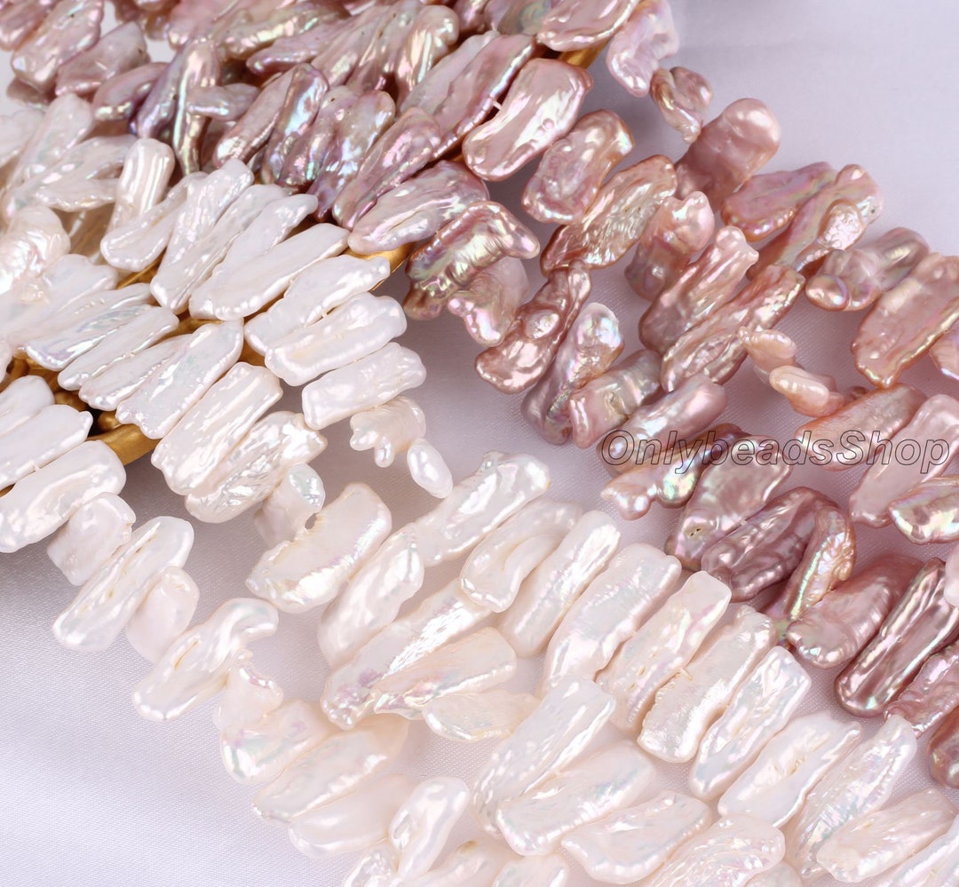 Genuine Freshwater Biwa Pearls Beads,pearls for Jewekry Making,diy Biwa ...