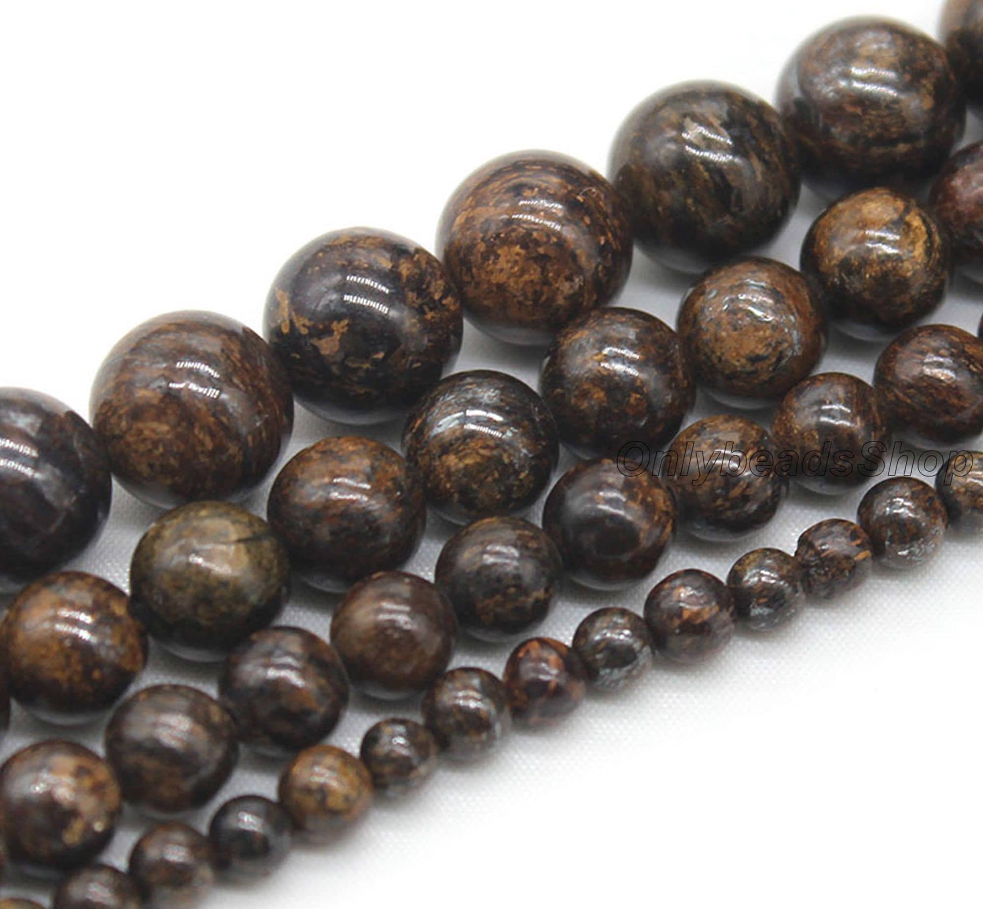 Rare Dark Brown Copper Mineral Beads Unique Dark Brown Gemstone DIY Beads Smooth Healing Stone wholesale Gemstone 4mm 6mm 8mm 10mm 12mm Etsy