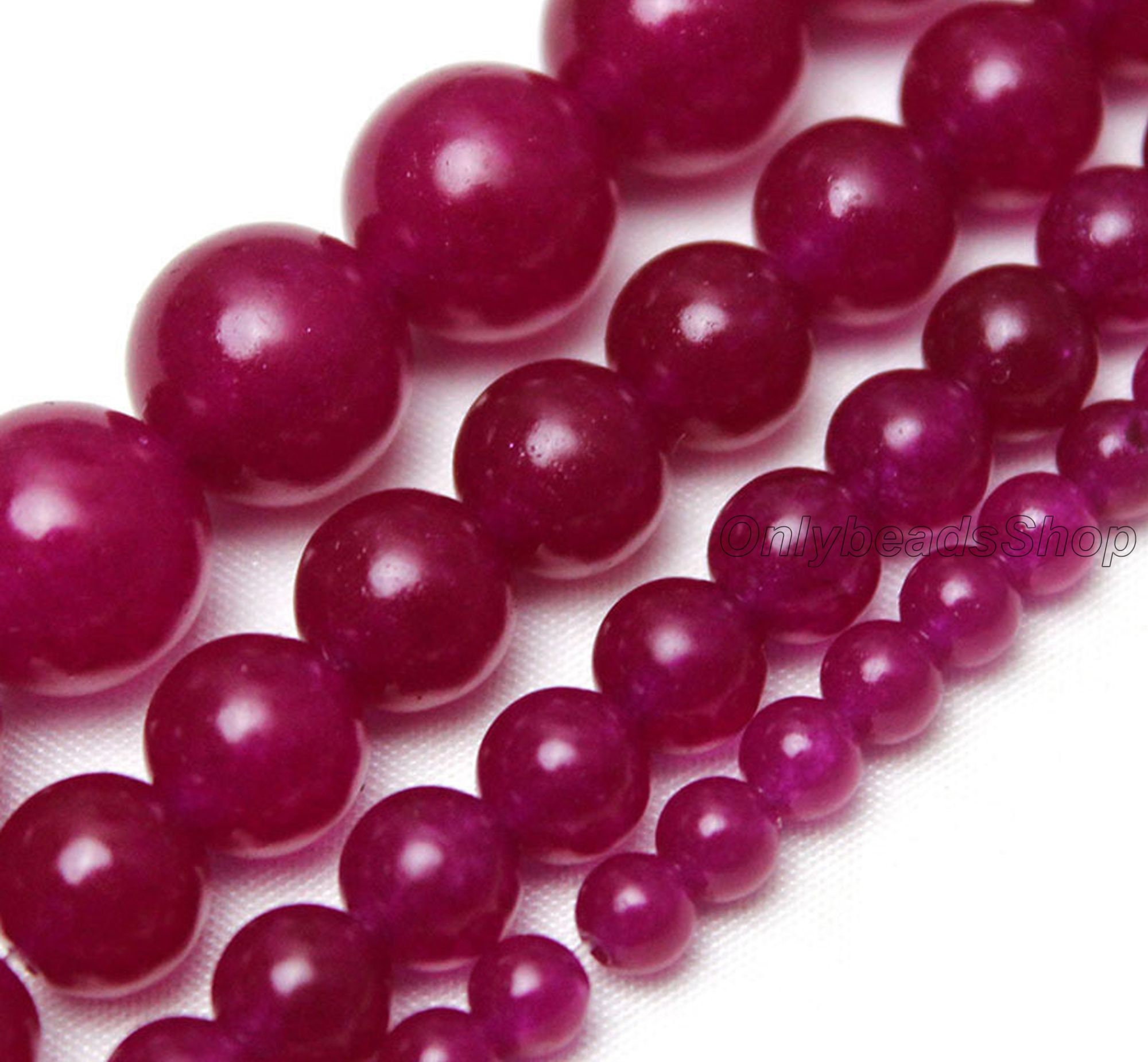 Gorgeous Matte Deep Rose Red Chalcedony Beads,loose Rose-red Chalcedony ...