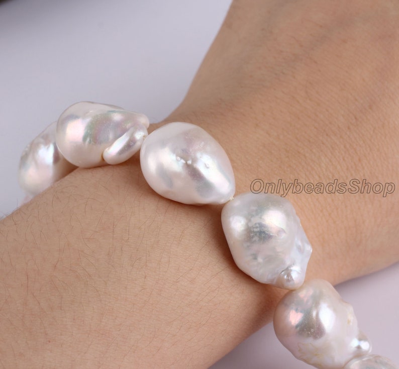 16-18x22-25mm Natural Freshwater Pearls,high Quality Baroque Pearl ...
