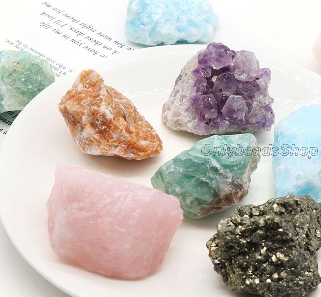 Rough Multi-colored Mineral Specimens Stone,raw Natural Stone,healing ...
