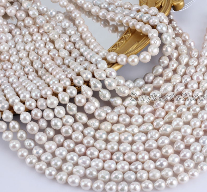 9-10X10-12MM Natural White Freshwater Pearl,loose Pearls Supply,pearls ...