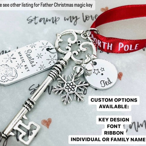 Personalised Father Christmas Magic Key Christmas Eve Box - Etsy