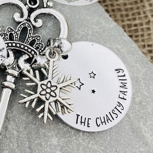 Personalised Father Christmas Magic Key, Custom Hand Stamped Christmas ...
