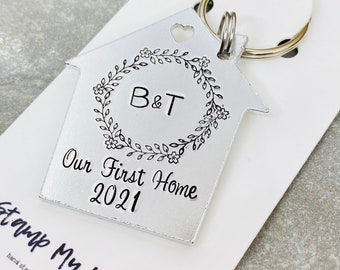 First Home Keyring - Etsy