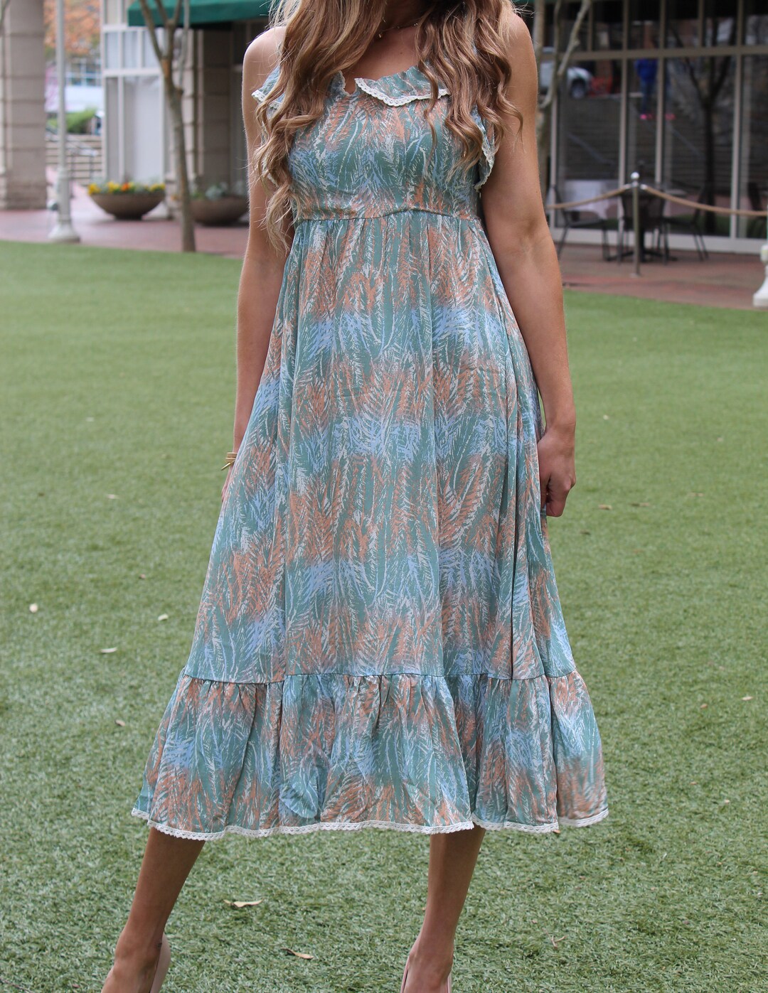 Retro Elegant Beach Spring Summer Maxi Dress - Etsy