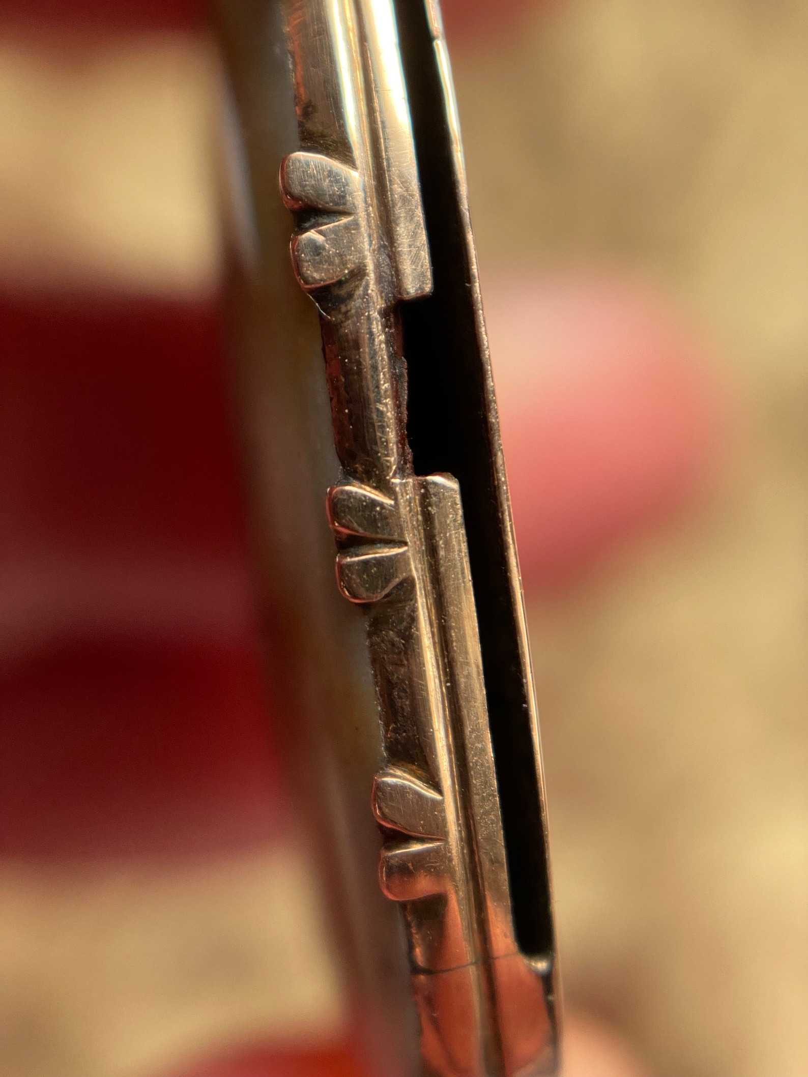 Antique Georgian Pair of Large Rectangular Agate Bracelet Clasps in 9k ...