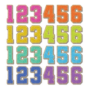 Faux Chenille Letters PNG, Brights Colors Faux Chenille Font, Faux ...