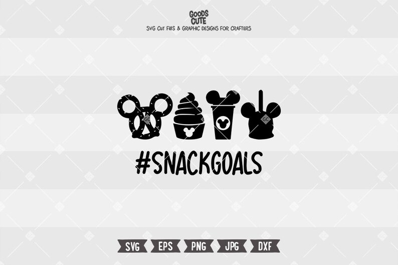 Snack Goals SVG Mouse SVG Here for the Snacks Svg Family - Etsy