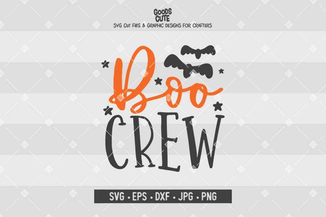 Boo Crew SVG Halloween SVG Trick or Treat SVG Hand Lettered Halloween ...
