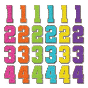 Faux Chenille Letters PNG Bundle, Varsity Letters Neon Alphabet Clipart ...