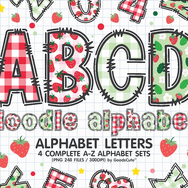 Strawberry Clipart - Etsy