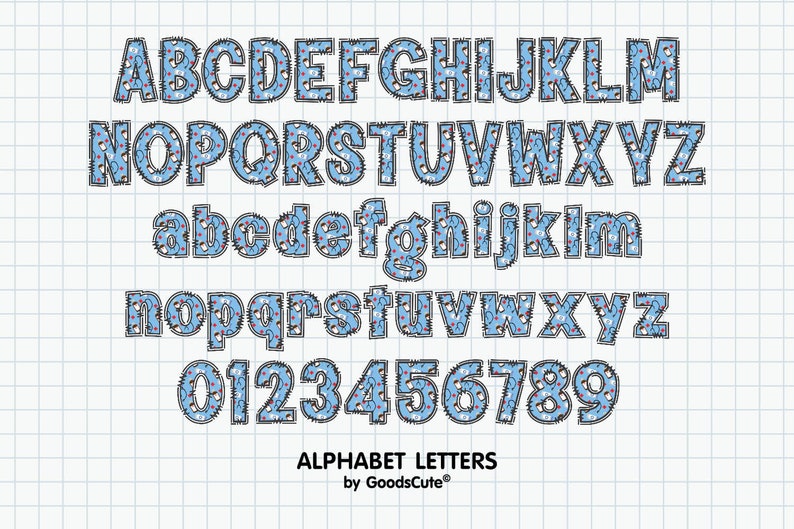 Paramedic Doodle Alphabet Letters Sublimation Clipart PNG, Number & A-Z ...