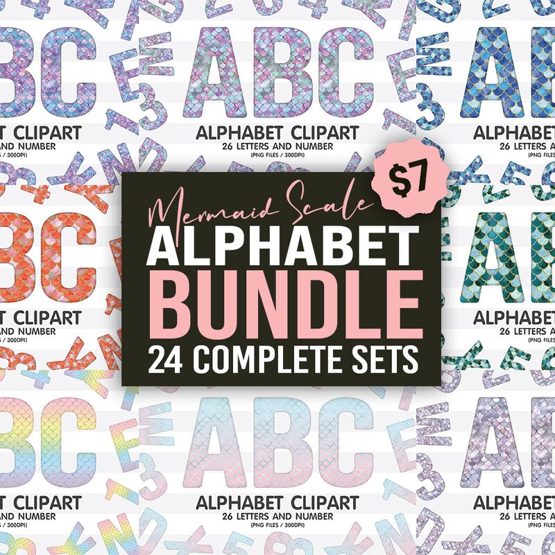 Mermaid Font Svg - Etsy