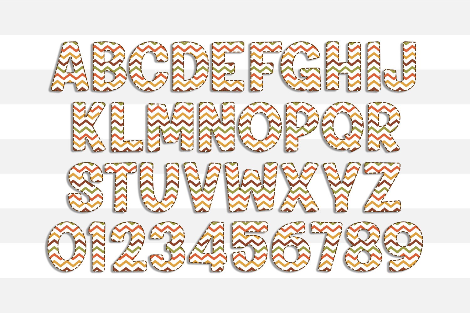 Fall Autumn Season Alphabet Sublimation Clipart PNG Number & - Etsy