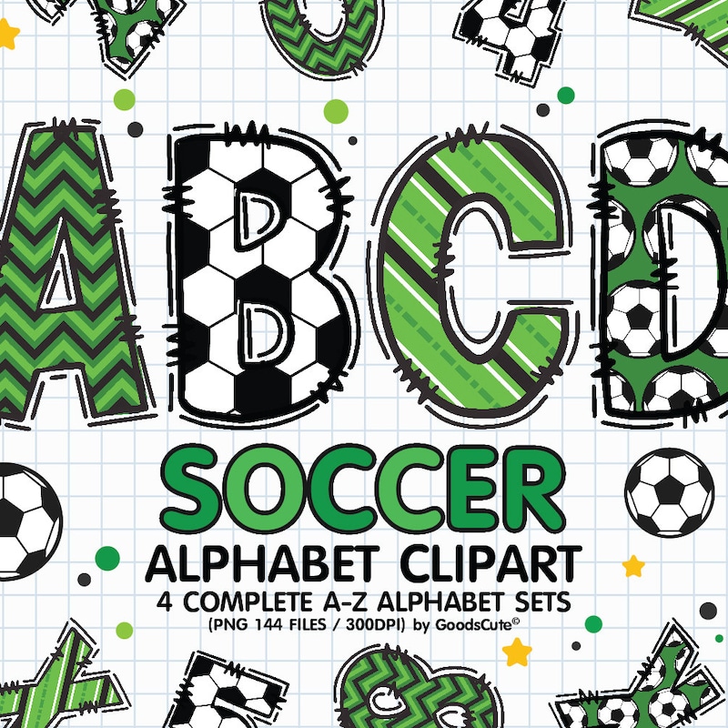 Calligraphy Soccer - Etsy