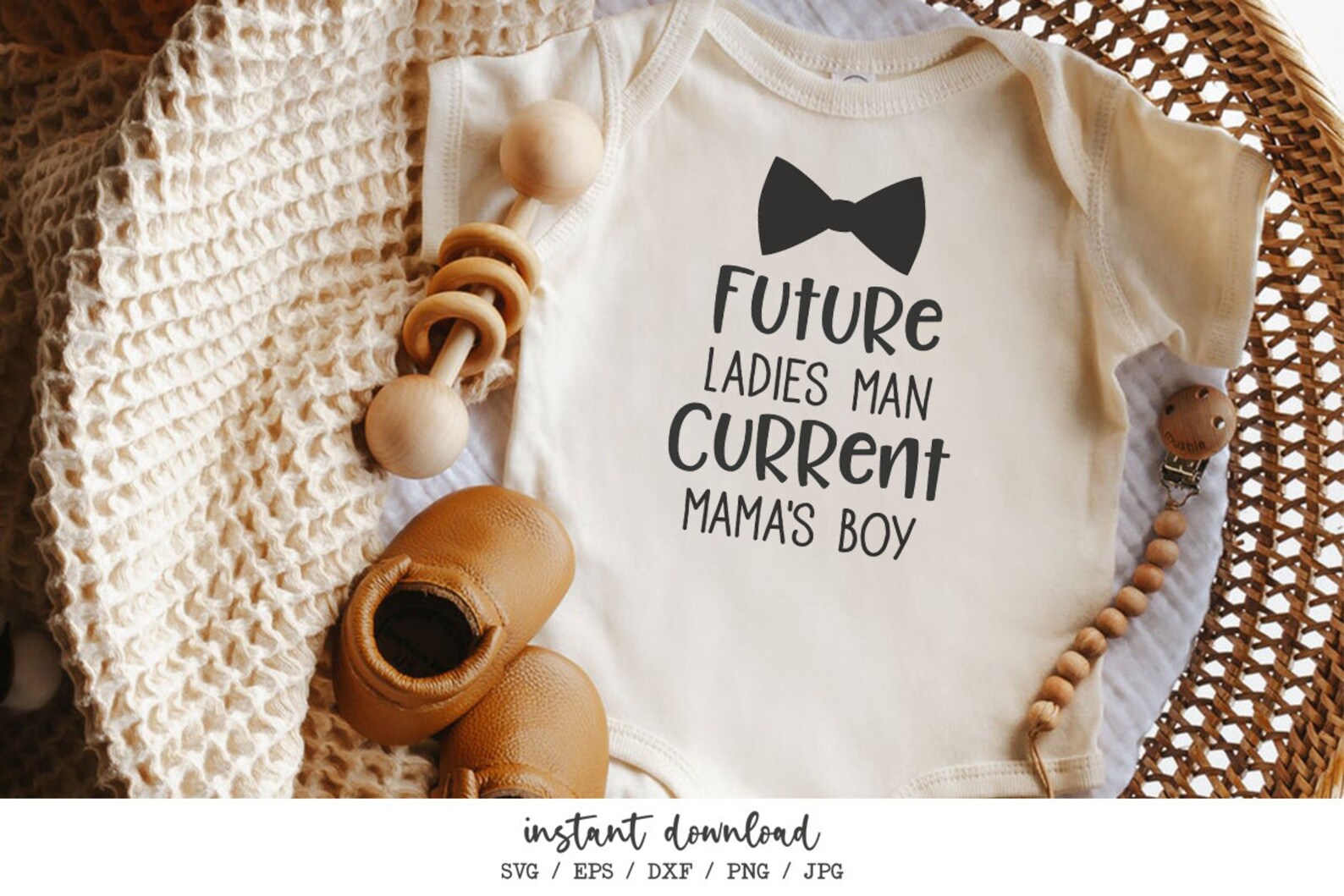 Future Ladies Man Current Mama's Boy SVG Baby Onesie Cute - Etsy