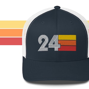 24 - 2024 Graduation Number 24 Retro Trucker Cap - Etsy