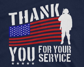 Military thank you | Etsy