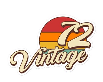 1972 Stickers - Etsy