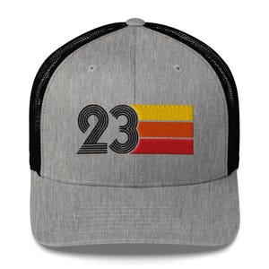 23 - Number 23 Hat Retro Trucker Cap - Etsy