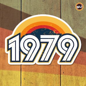 79 - 1979 Retro Sunset Stickers - Etsy