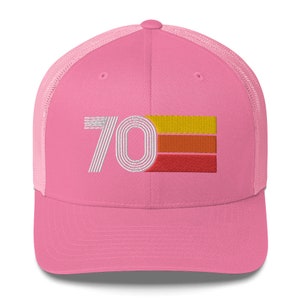 70 - 1970 Retro Trucker Hat for Men Women - Custom Embroidery ...